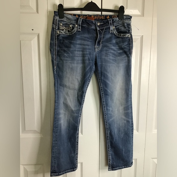 Rock Revival | Jeans | Womens Rock Revival Ennis Easy Crop Blue Denim ...